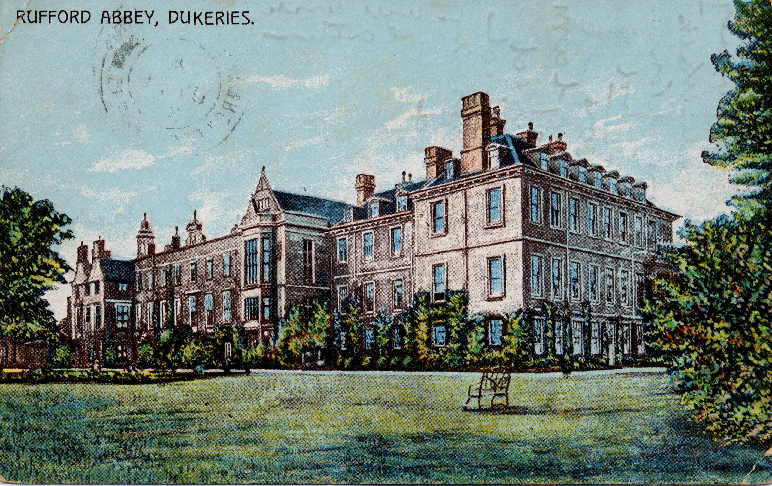 rufford postcard front - Top Tourist